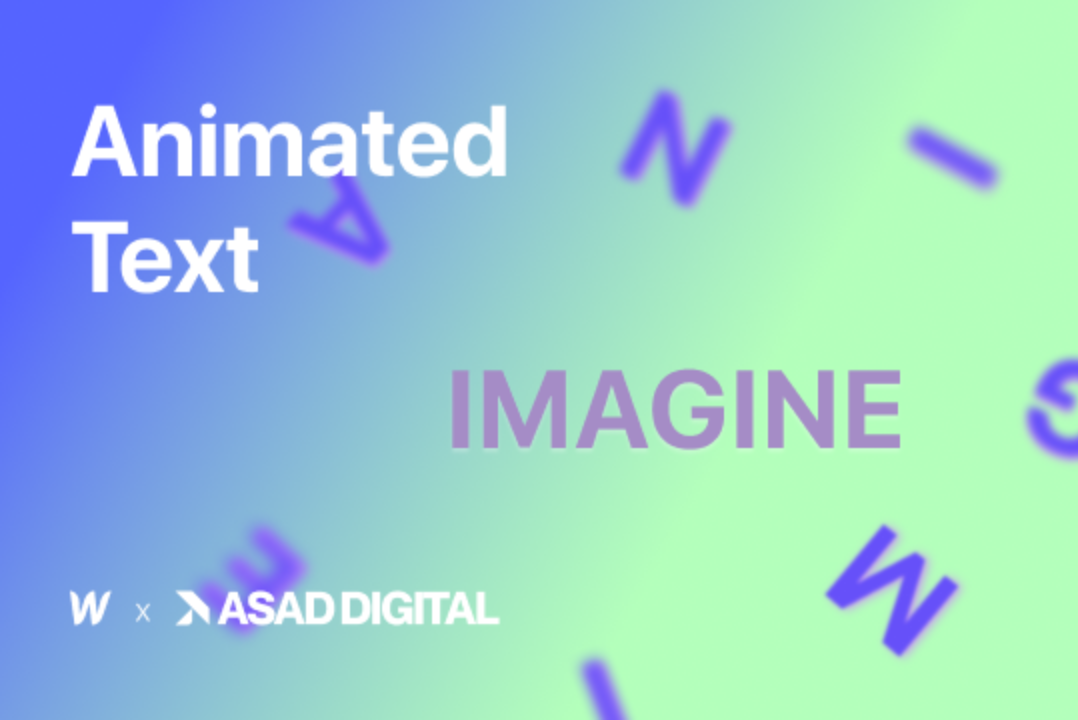 Cool Text Animation - Webflow